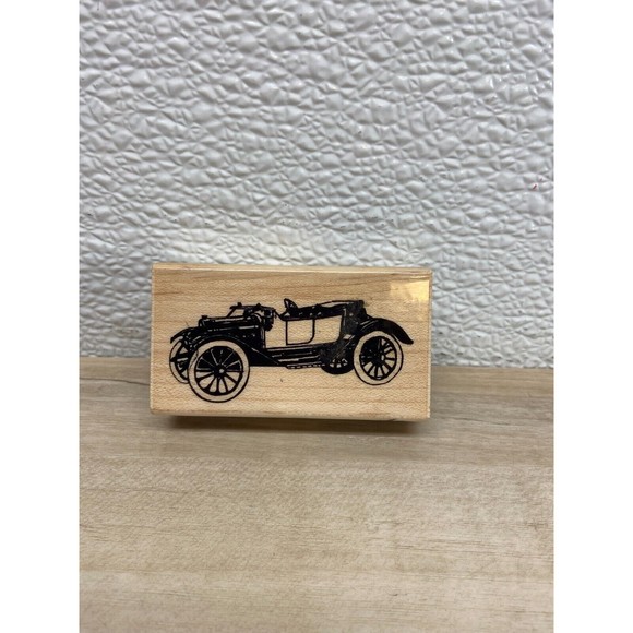 Stampabilities | Art | Stampabilities Vintage Car Wood Mounted Rubber ...